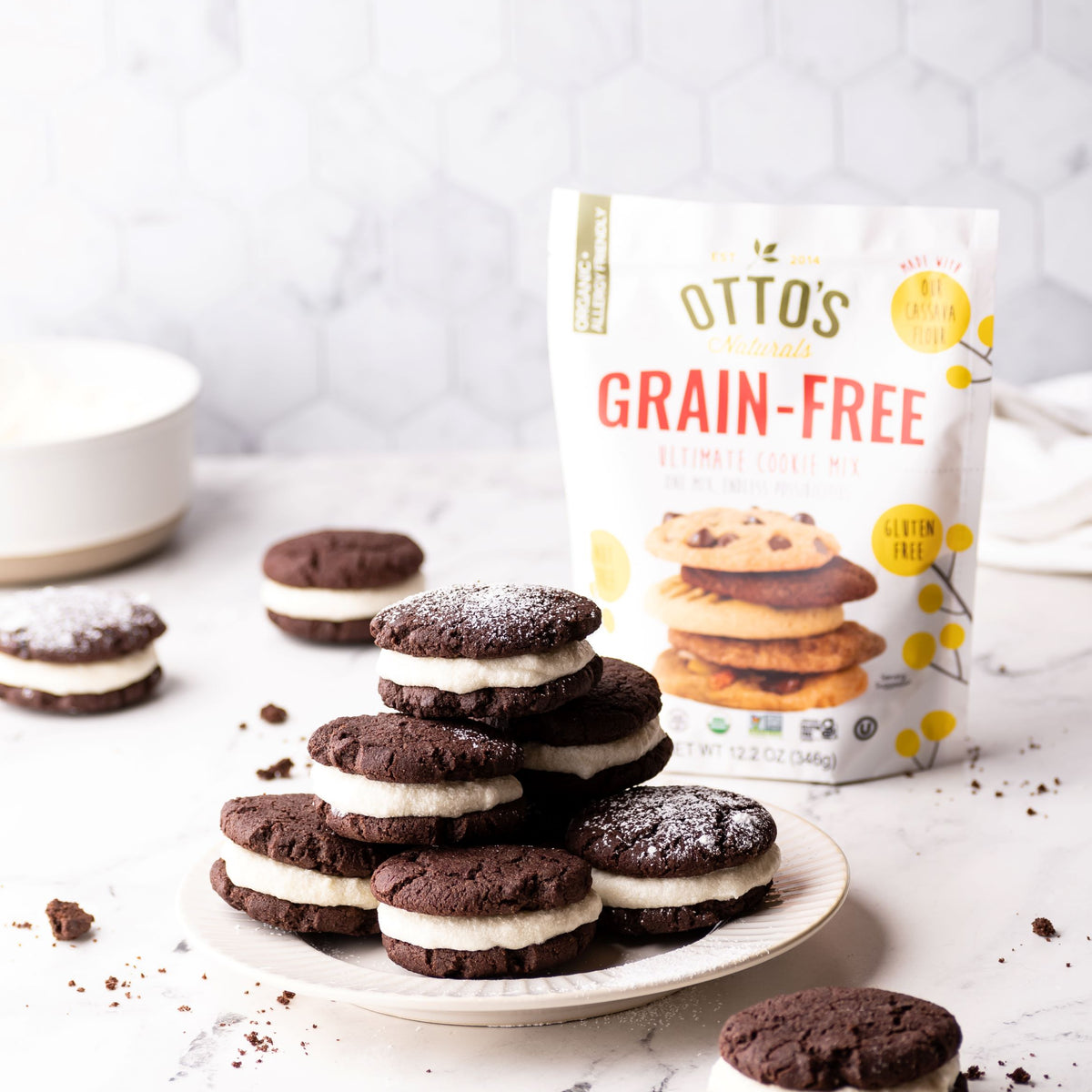 Chocolate Mint Sandwich Cookies | Grain-Free, Gluten-Free, Nut-Free ...